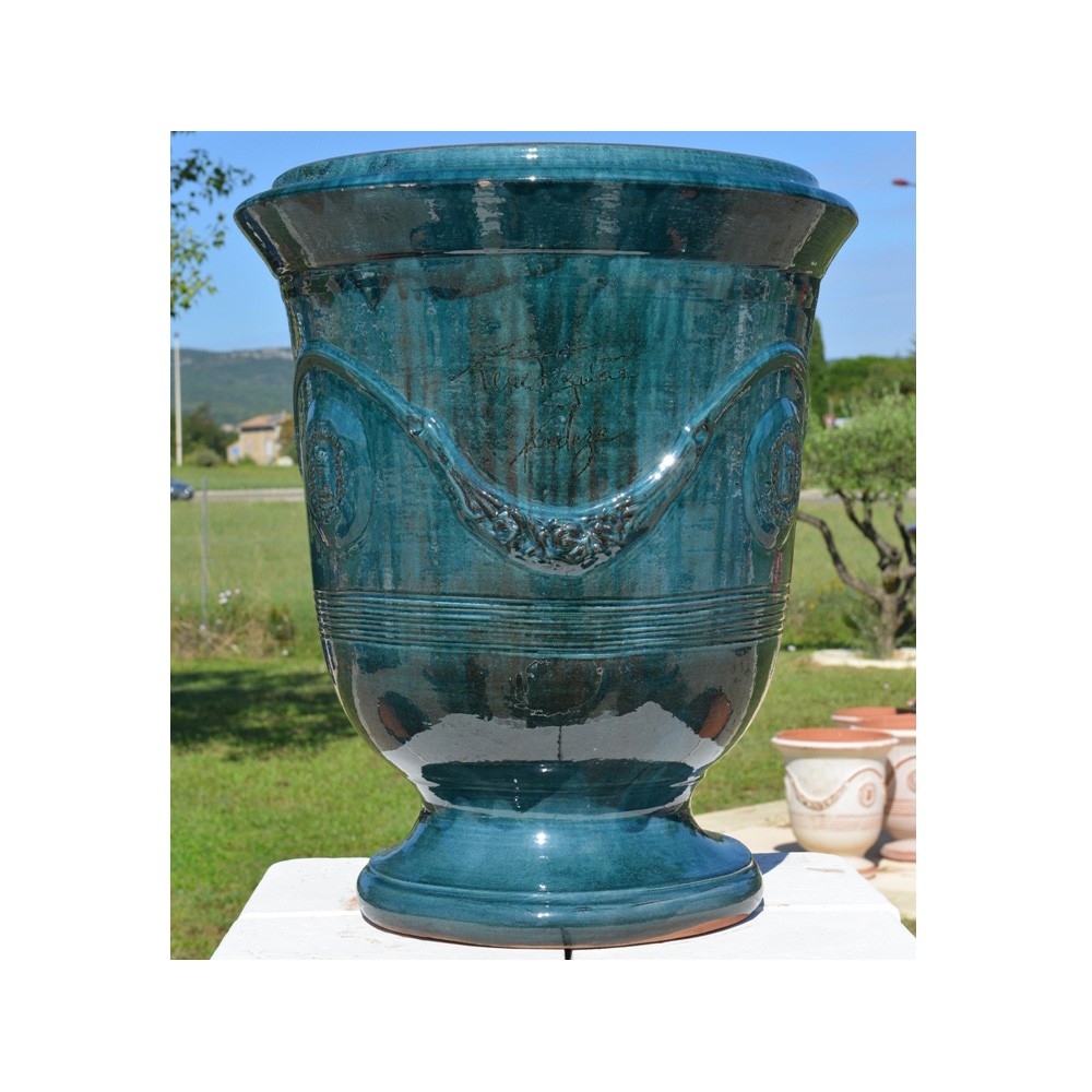 Vase Anduze Terre Figuière Bleu - 4 tailles