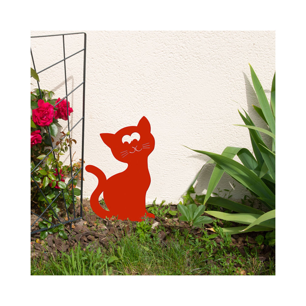 Figurine à piquer LOUIS MOULIN en acier décoration jardin - 6 modèles