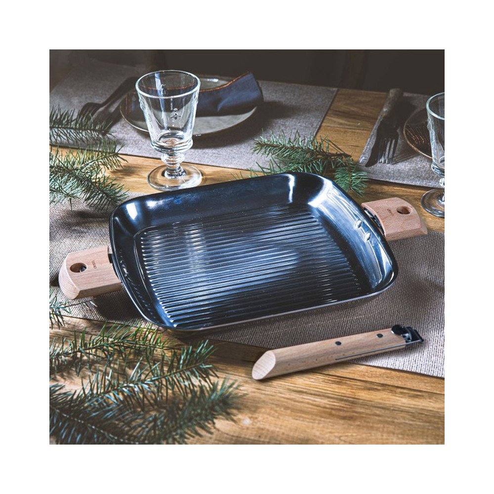 Set poignée et anses CRISTEL en bois - 3 finitions